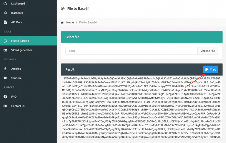 Send WhatsApp images and Documents using Base64